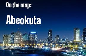 Map of Abeokuta, Nigeria. Streets, neighborhoods and sights of Abeokuta ...