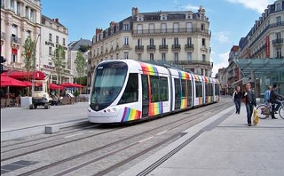 Map of Angers, France. Streets, neighborhoods and sights of Angers, France.