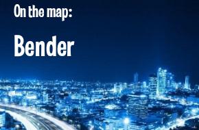 Map of Bender, Moldova. Streets, neighborhoods and sights of Bender ...