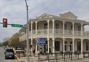 Map of Boerne, Texas as of November 2025. Streets, landmarks and ...