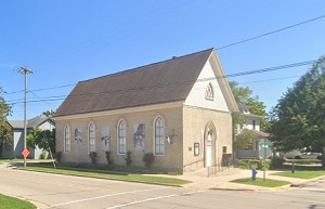 Map of Burlington, Wisconsin as of May 2025. Streets, landmarks and ...