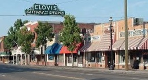 Map of Clovis, California as of January 2026. Streets, landmarks and ...