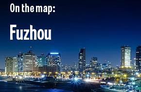 Map of Fuzhou, China. Streets, neighborhoods and sights of Fuzhou, China.