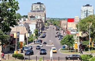 Map of Guelph, Canada. Streets, neighborhoods and sights of Guelph, Canada.