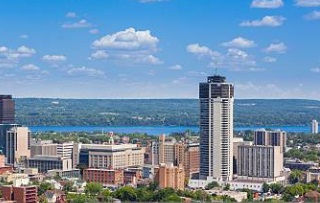 Map of Hamilton, Canada. Streets, neighborhoods and sights of Hamilton ...