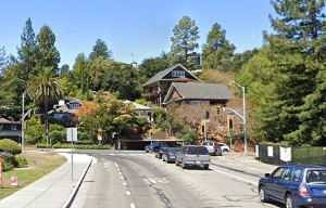 Map of Larkspur, California as of October 2025. Streets, landmarks and ...