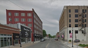 Map of Miami, Oklahoma as of August 2025. Streets, landmarks and ...