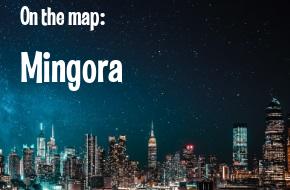Map of Mingora, Pakistan. Streets, neighborhoods and sights of Mingora ...