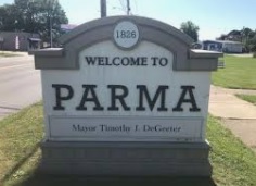Map of Parma, Ohio as of December 2025. Streets, landmarks and ...