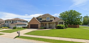 Map of Schererville, Indiana as of August 2025. Streets, landmarks and ...