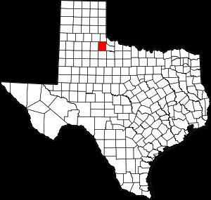 Cottle County on the map of Texas 2025. Cities, roads, borders and ...