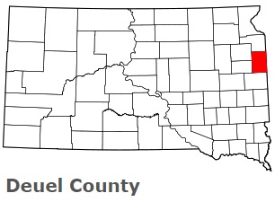 Deuel County on the satellite map of South Dakota 2024. Actual ...