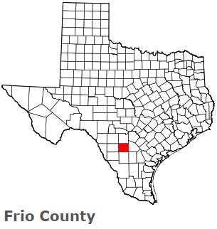 Frio County on the satellite map of Texas 2025. Actual satellite images ...