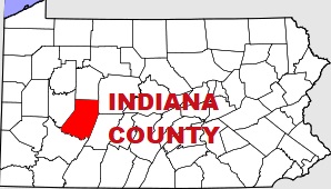 Indiana County on the satellite map of Pennsylvania 2024. Actual ...