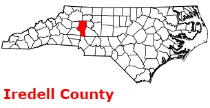 Iredell County on the satellite map of North Carolina 2023. Actual ...