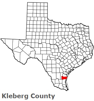 Kleberg County on the satellite map of Texas 2022. Actual satellite ...