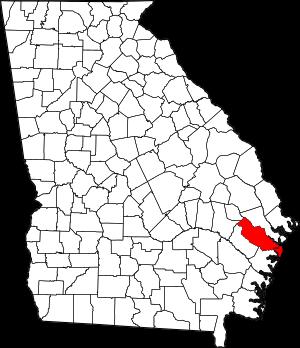 Liberty County on the satellite map of Georgia 2024. Actual satellite ...