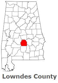 Lowndes County on the satellite map of Alabama 2025. Actual satellite ...