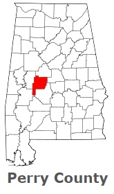 Perry County on the satellite map of Alabama 2025. Actual satellite ...