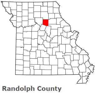 Randolph County on the satellite map of Missouri 2025. Actual satellite ...
