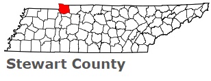 Stewart County on the satellite map of Tennessee 2024. Actual satellite ...