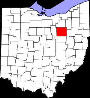 Wayne County on the satellite map of Ohio 2024. Actual satellite images ...