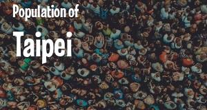 Population of Taipei, Taiwan as of January 2026. How many people live ...