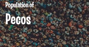 Population of Pecos, Texas as of May 2024. How many people live in ...