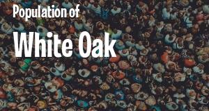 Population of White Oak, Maryland as of June 2024. How many people live ...