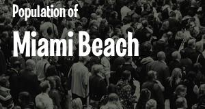 Population of Miami Beach, Florida as of March 2026. How many people ...