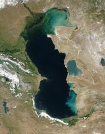 Where is Caspian Sea on the map? Exact location of Caspian Sea and ...