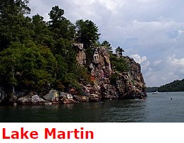 Lake Martin on satellite map in 2024! Explore the satellite images of ...