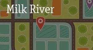 Milk River on satellite map in 2024! Explore the satellite images of ...